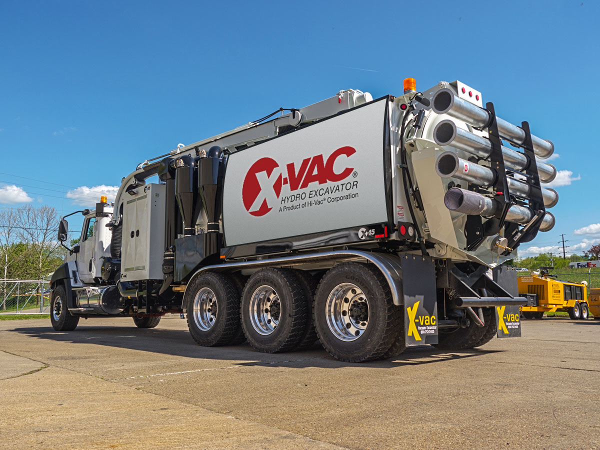 X-15 Hydro Excavator for Potholing - X-Vac